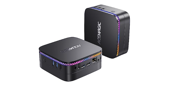 Mini PC RGB AK1 Plus, Intel N95(up to 3.4GHz) 12th Gen Processor Mini ...