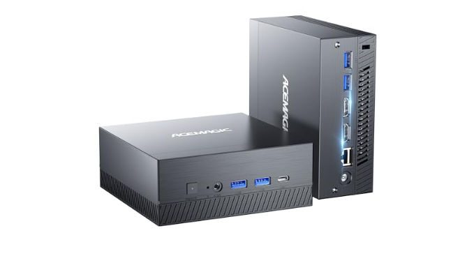 ACEMAGIC Mini PC, Intel i5-11320H(Up to 4.5 GHz) Mini Computer Desktop ...