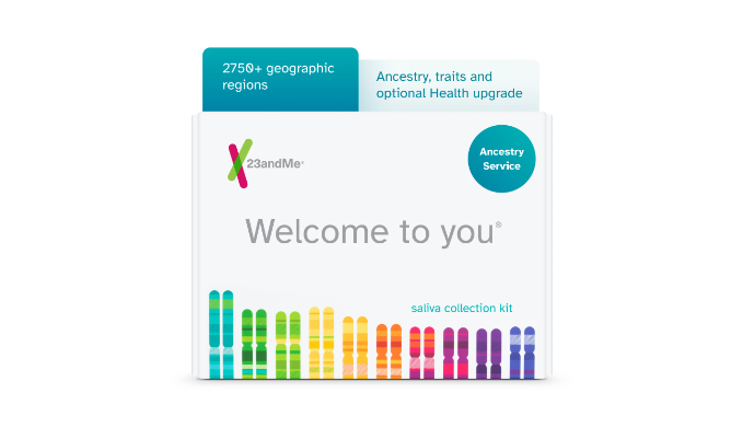 23andMe Ancestry Service - DNA Test Kit with 2750+ Geographic Regions ...