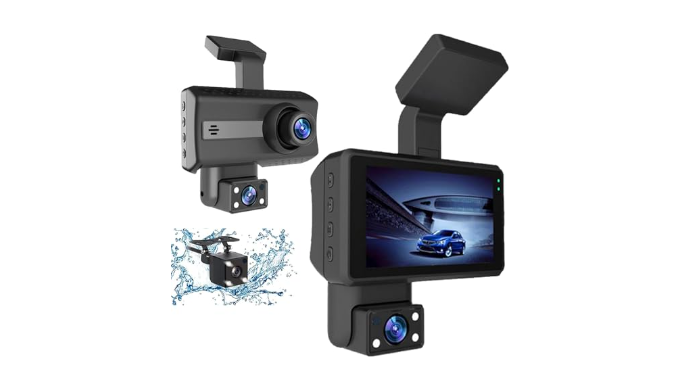 Dash Cam 1080P FHD DVR Car Driving Recorder 3.0Inch IPS Screen ...