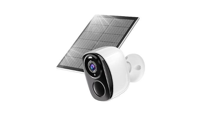 Rraycom 2K QHD Color Night Vision Solar Security Cameras Wireless ...