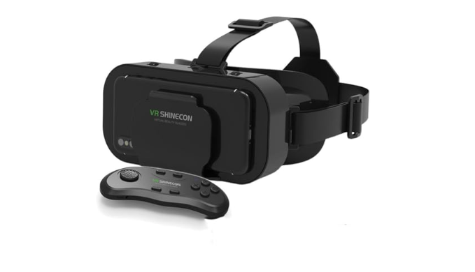 Smart VR Glasses, VR Headset Glasses for Cellphone,Panoramic Video ...