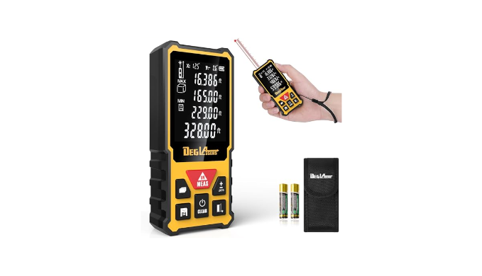Laser Measurement Tool,DEGLASERS 328 Feet Laser Measure with Dual Angle ...