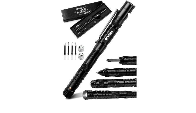 Gifts for Men Cool Gadgets for Men, 12 in 1 Multi-Tool Pen, Birthday ...