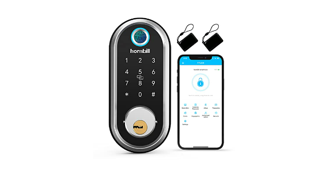 Security Smart Deadbolt, Hornbill Keyless Entry Door Lock with ...