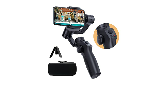 3-Axis Gimbal Stabilizer for iPhone 15 14 13 Pro Max XS X XR Samsung ...