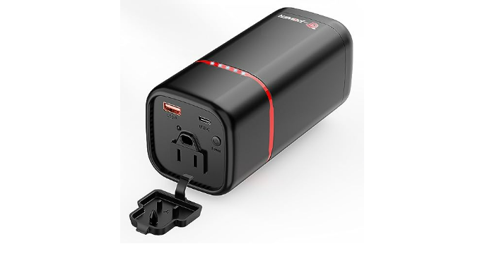 G-POWER 20000mAh/74Wh Power Bank with AC Outlet for Laptop,80W(Peak ...