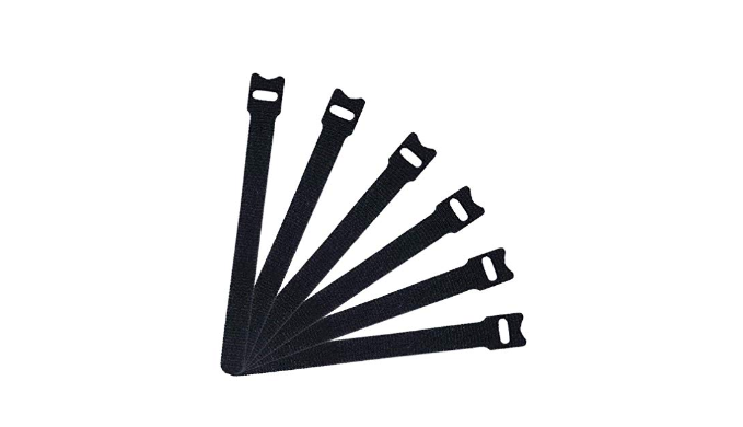 60 PCS Black Cable Management Ties,Viaky 6″ Inches (15cm) Reusable Self ...