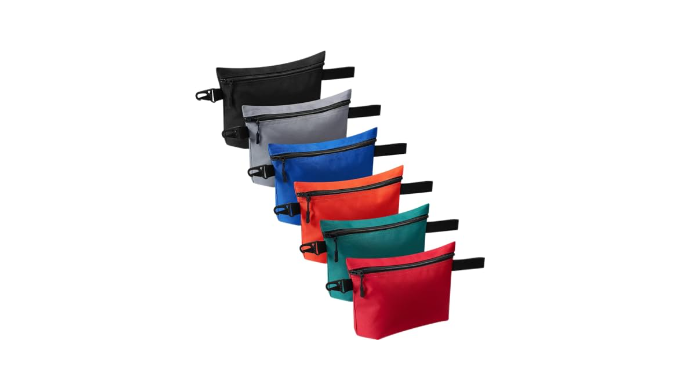 BOMOKS 6 Pack Tool Pouch With Zipper,Waterproofing Heavy-Duty Small ...