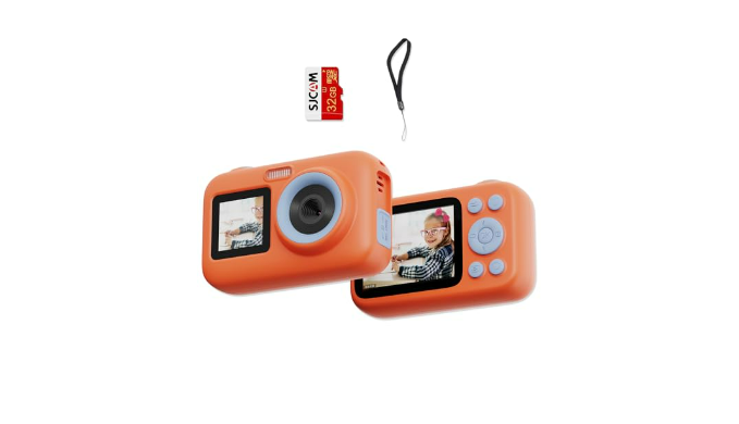 SJCAM Upgrade Kids Camera Dual Screen, Christmas Birthday Gifts for ...