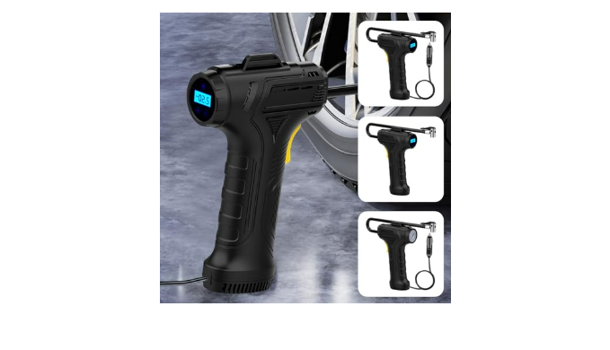 150PSI Tire Inflator Portable A ir Compressor inflations pump For Car ...