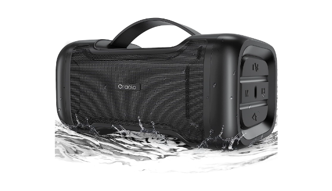 Oraolo Bluetooth Speaker with Deep Bass Basser Portable Speakers ...
