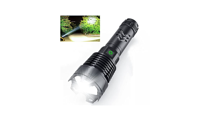 Alifa Rechargeable Led Flashlight 500000 High Lumens, Brightest ...