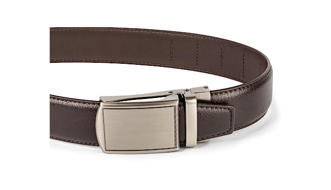 Gurzita Click Belts for Men Leather,Mens Ratchet Belts with Adjustable ...