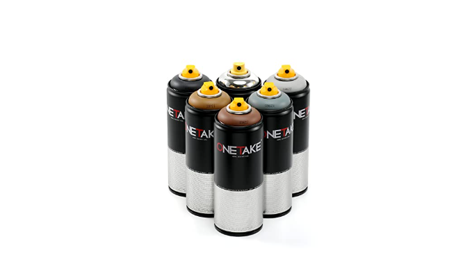 ONETAKE Set of 6 Cans Graffiti Street Art Spray Paints - 13.5oz Popular ...
