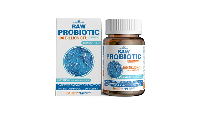 Raw Probiotics for Women & Men - 100 Billion CFU, 35 Strains, Organic ...
