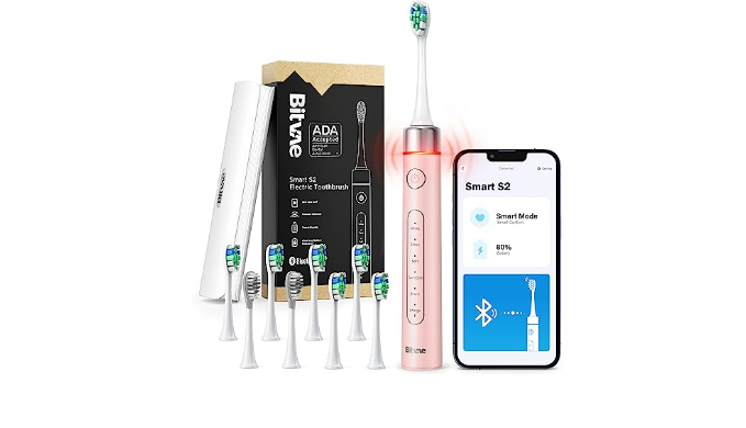 Bitvae Ultrasonic Whitening Toothbrush, Rechargeable Electric ...