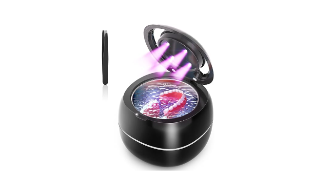 Ultrasonic Retainer Cleaner, BOSICTE 30W/42kHz Professional Ultrasonic ...