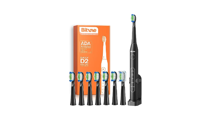 Bitvae Electric Toothbrush for Adults - Ultrasonic Electric ...