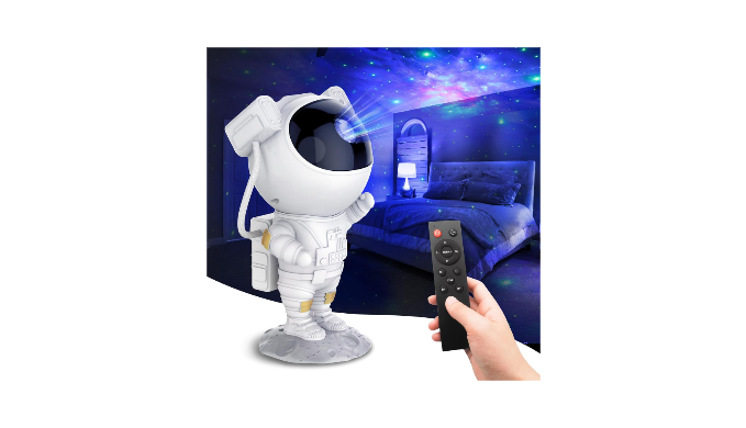 BABEEFLY Astronaut Galaxy Projector with 8 Nebula Effects, Nebula ...