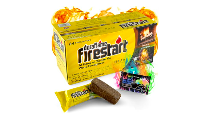 Fire Starter for Indoor and Outdoor Use - Quick Ignition Fire Logs for ...
