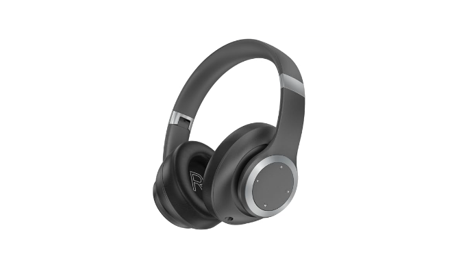 Hybrid Noise Cancelling Headphones, 100H Playtime Headphones Wireless ...
