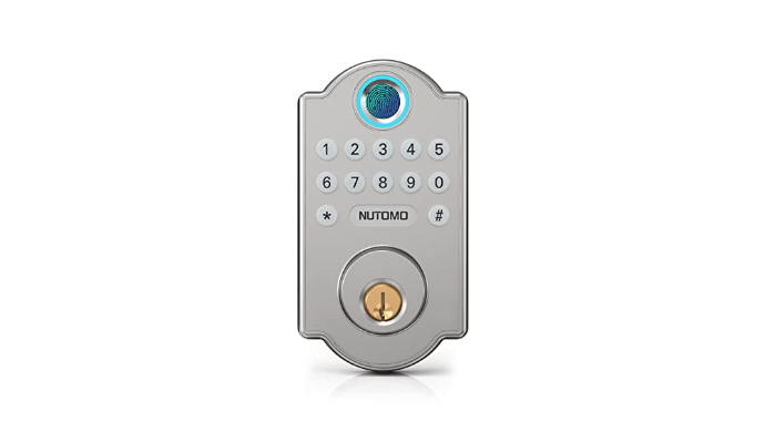 Keypad Fingerprint Door Lock Deadbolt: Digital Code Locks for Front ...
