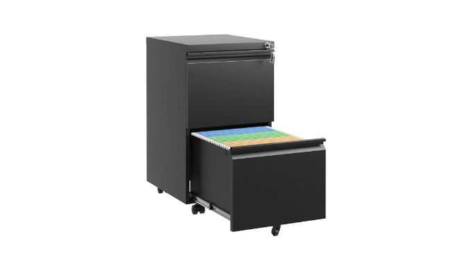 DARTIIA File Cabinet 2 Drawer with Lock,Filing Cabinet for Home Office ...