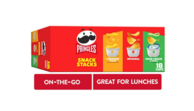 Pringles Potato Crisps Chips, Lunch Snacks, Office and Kids Snacks ...