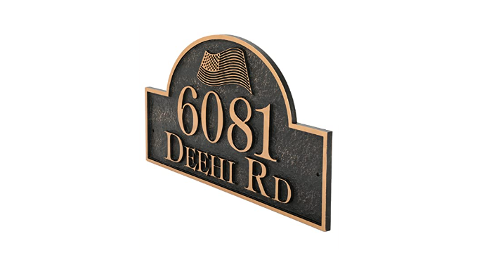 Custom Address Plaque Large Options - 15″ x 8 ” Hand-Carved Address ...