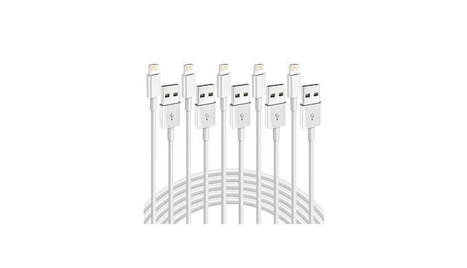 iPhone Charger, 5Pack(3/3/6/6/10FT) [Apple MFi Certified] Apple ...