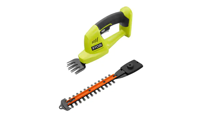 RYOBI ONE+ 18V Cordless Battery Grass Shear and Shrubber Trimmer (Tool ...