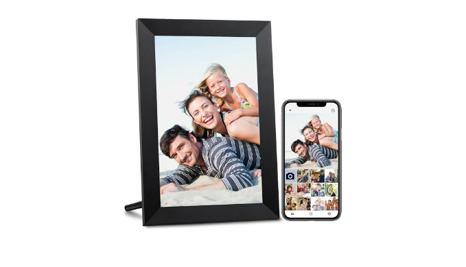AEEZO 10.1 Inch WiFi Digital Picture Frame, IPS Touch Screen Smart ...