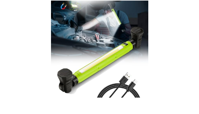 ZOEYLTG Work Light, 3000LM Bright LED Work Light, 5200mAh Rechargeable ...