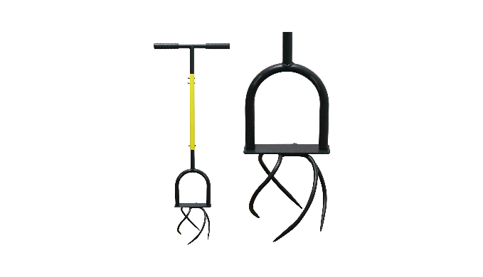 Tiller for Gardening with Height Adjustment, Hand Tiller Garden Tool ...