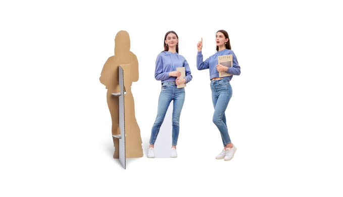 Custom Life Size Cardboard Cutout | Personalized High Resolution Stand ...