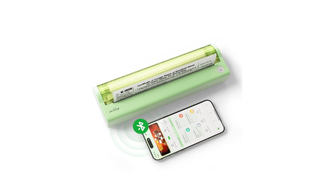 PeriPage P80 Portable Printers Wireless for Travel, Bluetooth Mobile ...
