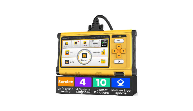 Dollarfix DF65 OBD2 Scanner, Engine/Transmission OBDⅡ Car Scanner ...