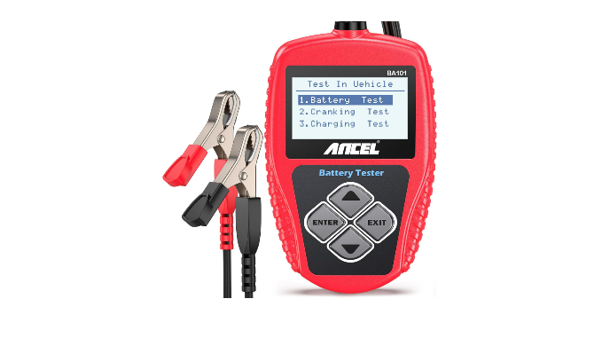 ANCEL BA101 Car Battery Tester 12V - Digital Automotive Batteries ...