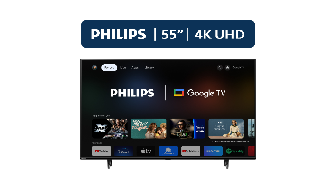 Philips 55″ Class 4K Ultra HD (2160p) Google Smart LED TV (55PUL7552/F7 ...