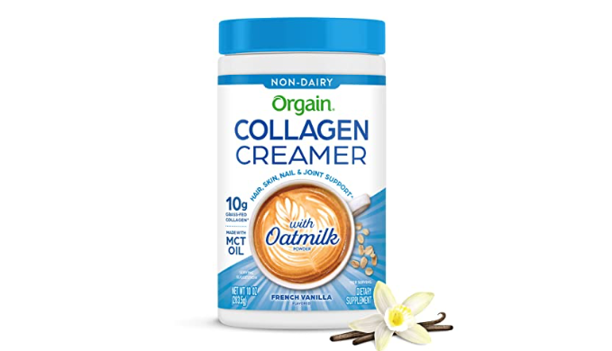 Orgain Collagen Coffee Creamer, 10g Grass Fed Hydrolyzed Collagen ...