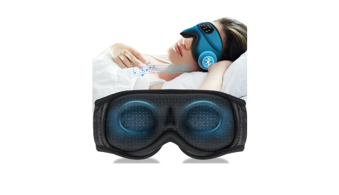 Bluetooth Sleep Headphones White Noise Sleep Mask | 3D Eye Mask for ...