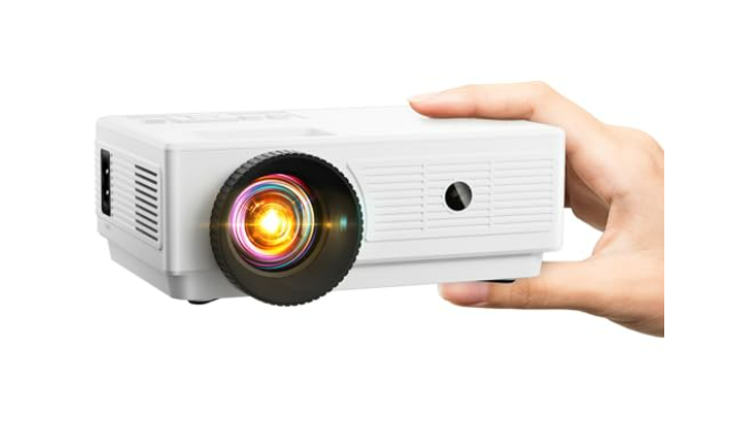 ARTSEA Portable Bluetooth Mini Projector - HD 1080P Supported Movie ...