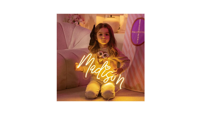 HUMPBACK Neon Sign Customizable for Wedding Neon Sign Large Custom Neon ...