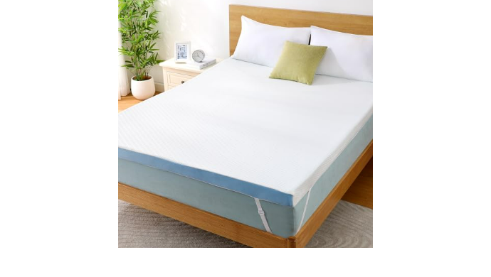 Marsail 3-Inch Full Mattress Topper with Cool Cover, Breathable Gel ...