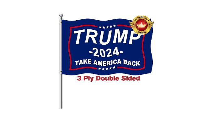 Trump 2024 Flag 3×5 Outdoor Made in USA Double Sided 3 Ply Take America ...