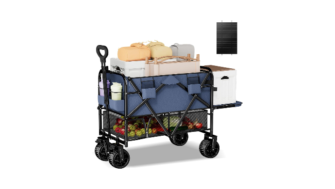 Double Decker Wagon Collapsible with Table - Sports Wagons Carts ...