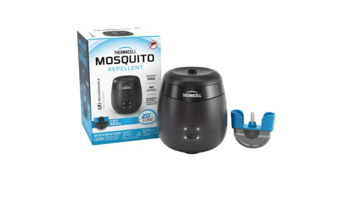 Thermacell Patio Shield E55 Mosquito Repellent E-Series Rechargeable ...