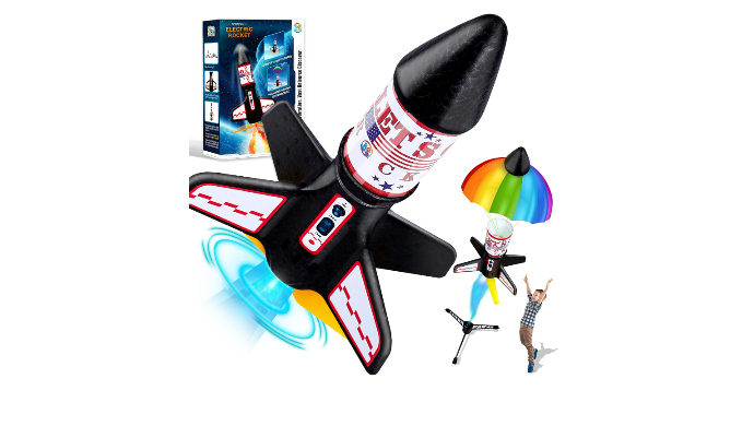 ROHSCE Rocket Launcher for Kids 8-12, Electric Powered Toy Rocket ...