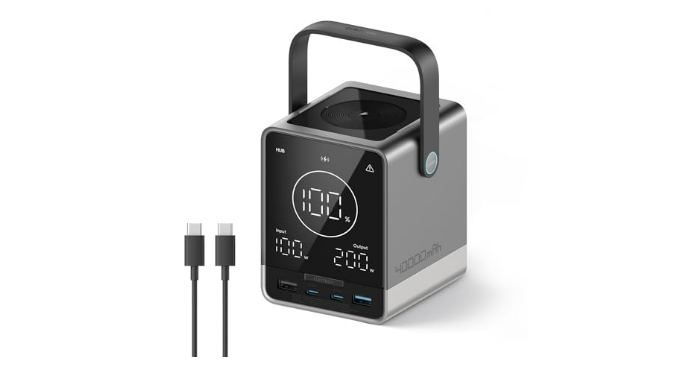 CUKTECH 30 Power Bank, 40,000mAh Power Station, 140W Laptop Power Bank ...